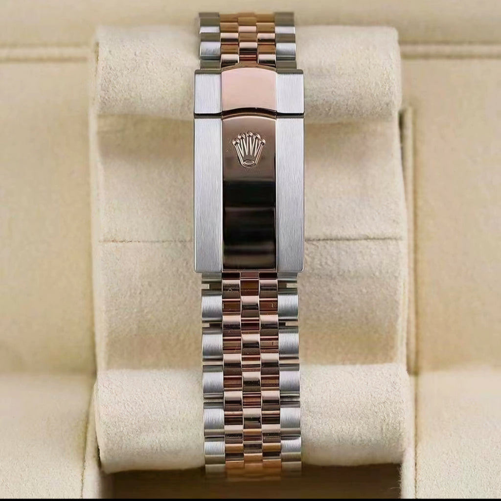 Rolex Datejust 41 Chocolate Stick Dial Two Tone Rosed Gold Jubilee 126 ...